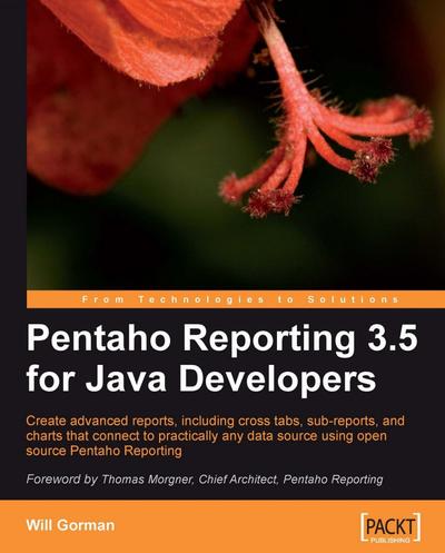 Pentaho Reporting 3.5 for Java Developers, Packt, eBook, PDF - BUKU