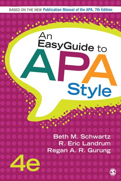 An Easyguide To Apa Style Sage Publications Us Ebook Pdf Buku