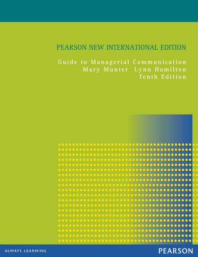 Guide to Managerial Communication, Pearson UK, eBook, PDF - BUKU