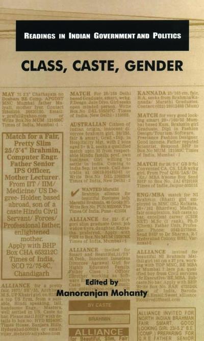 Class, Caste, Gender, SAGE Publications India, eBook, PDF - BUKU